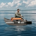 Portable Inflatable Fishing Boat Raft Backrest Adjustable Angle ...