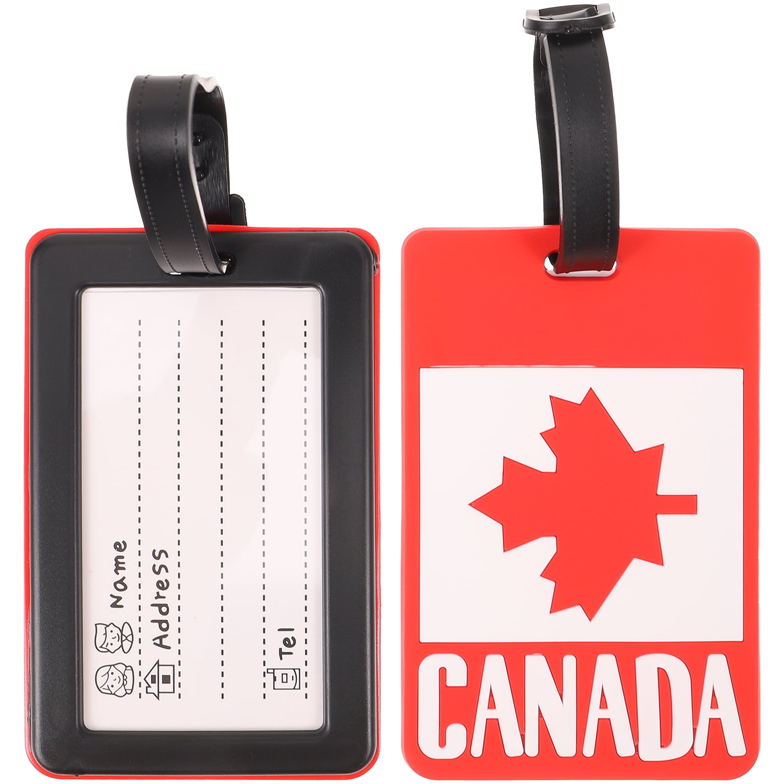 Click here for Ounona 2pcs Suitcase Tag Canada Flag Luggage Hangi... prices