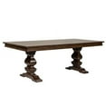 Liberty Furniture INDUSTRIES Armand 5 Piece Trestle Table Set, Brown ...