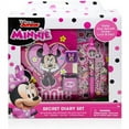 Disney Minnie Mouse 8pc Diary with Lock Stationery Set Girls Ages 3 and ...