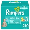 Pampers Baby Dry Diapers, Size 2, 234 Count - One-Month Supply with ...
