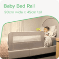 Perma Swing Down Baby Bed Rail, for Kids and Single Mattresses, 35.4 ...