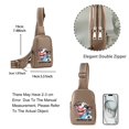 Daily Use Women Small Waist Pack Classic Pattern Backpacks Functional ...