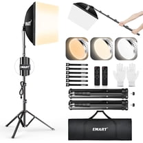 EMART 16×16" Professional Softbox Lighting Kit, 3000K-6000K 85W LED ...