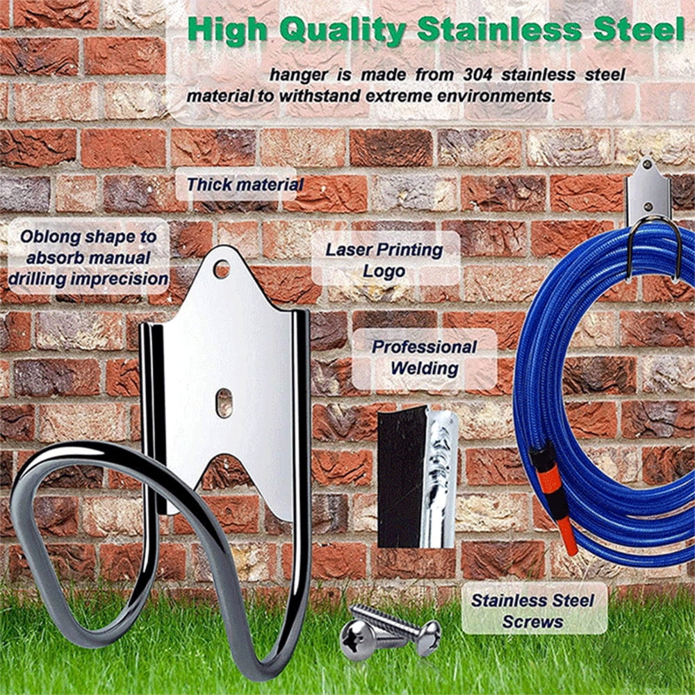 Wall Mounted Garden Hoses Rack Easy Installation Hose Storage Bracket ...