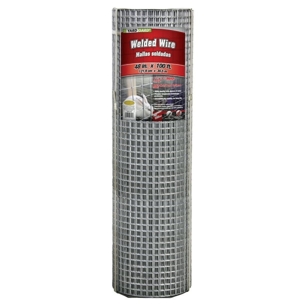 YARDGARD 48 inch by 100 foot 16 gauge 1 inch by 1 inch mesh galvanized ...