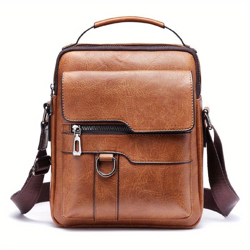 Click here for Grm Mens Vintage Pu Leather Shoulder Bag Mens Busi... prices