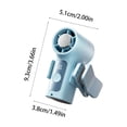 Beforeyayn Handheld Fan With Tec Cool Pad, 6 Speed Clip On Fan For ...