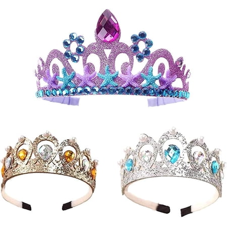 3 Pices Princesse Couronne, Princesse Couronne Bandeau, Diadme De ...