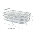 Rectangle Stainless Steel Air Fryer Grill Dehydrator Rack Air Fryer Removable Multiple Stand Air