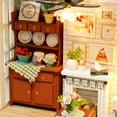 Diy Miniature Dollhouse Kit Realistic 3d Wooden House Room Craft With