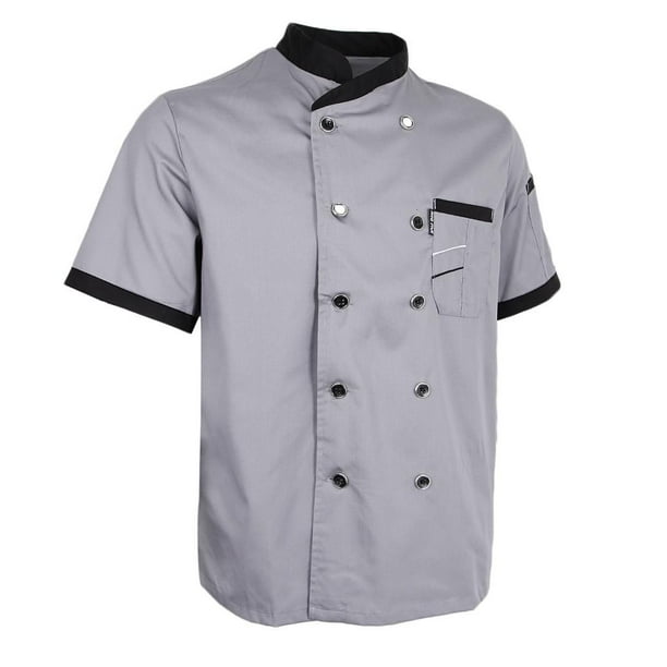 Chaqueta , Uniforme de Cocinero, Transpirable, Cómoda, de Manga Corta ...
