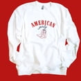 Coquette American Girly Sweatshirt 4th of July Crewneck Coquette Bow ...