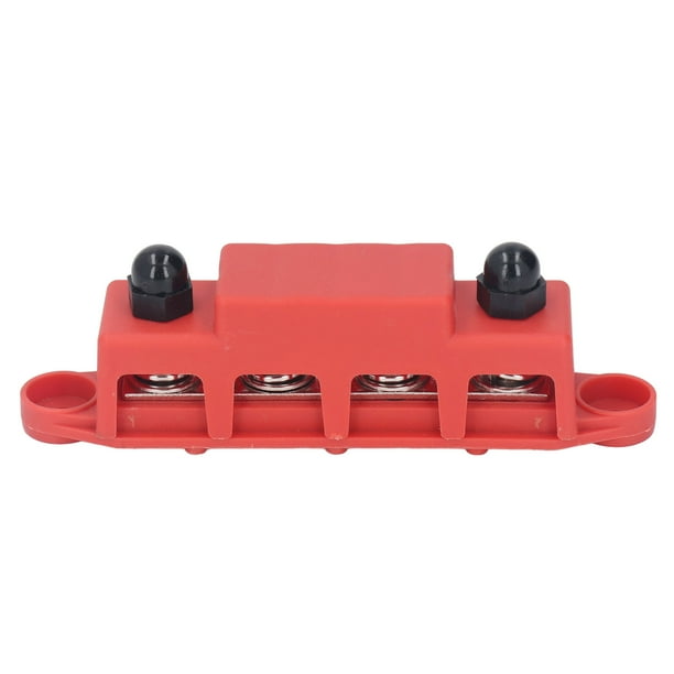Power Distribution Block,4 Position Bus Bar Studs Bus Bar DC Power Bus ...