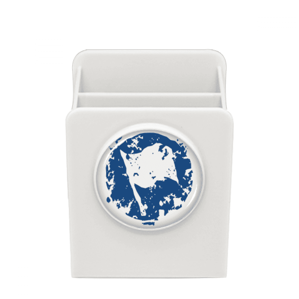 Blue Flag Design Round Illustration Pattern Desk Pencil Holder Cup Pen ...