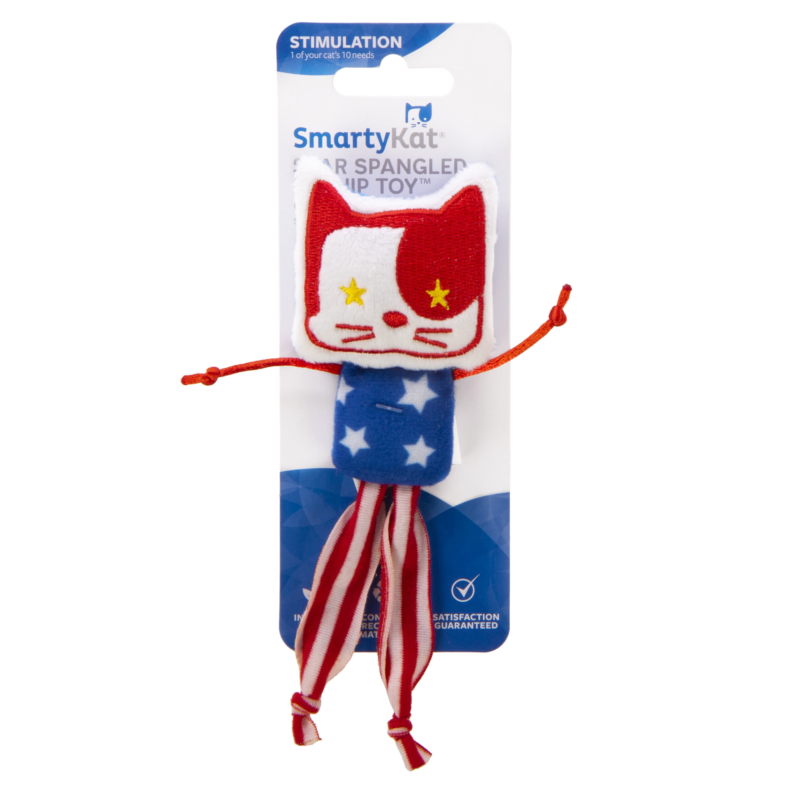 SmartyKat Star Spangled 4th of July Catnip Cat Toy – Walmart Inventory ...
