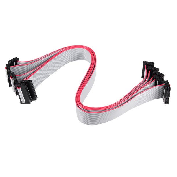 IDC 20 Pins Connector Flat Ribbon Cable Female Connector 30cm 2mm Pitch ...