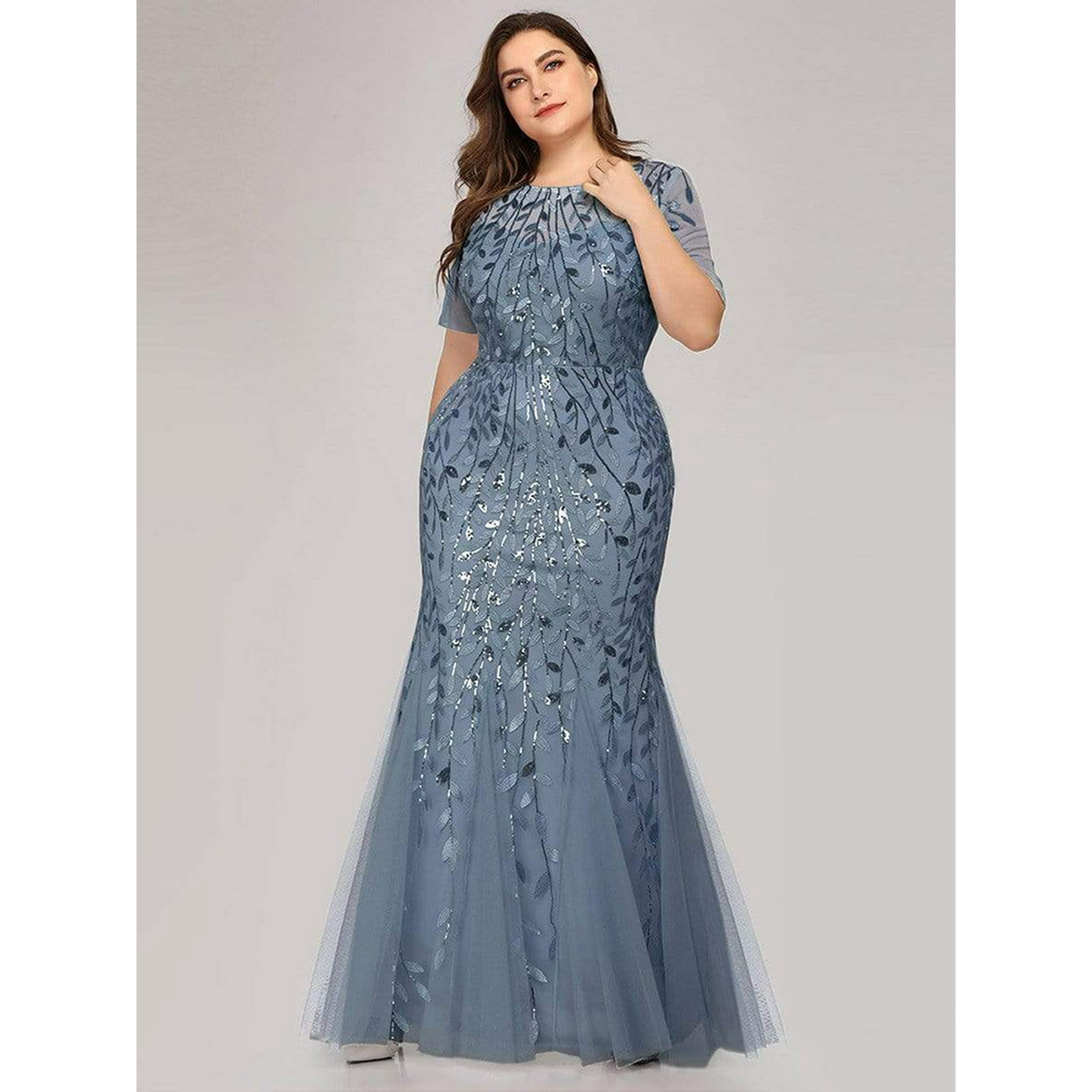 Click here for Yyfashion Plus Size Sequin Mermaid Evening Dress P... prices