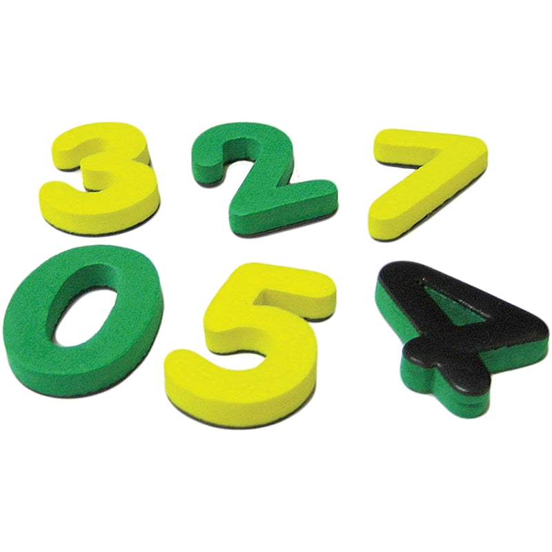 Magnetic Foam: Small Numbers, 60 Pieces | Bundle of 10 Each - Walmart.com