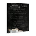 Accept The Stains Laundry Prayer Canvas Wall Art, design by Kim Allen ...