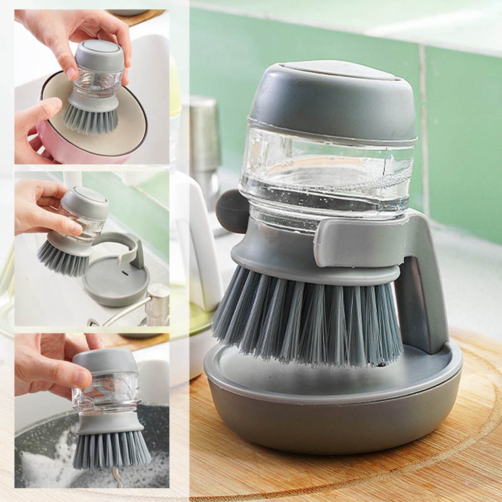 Click here for Hbdhejl Kitchen Plastic Soap Dispensing Brush Dish... prices