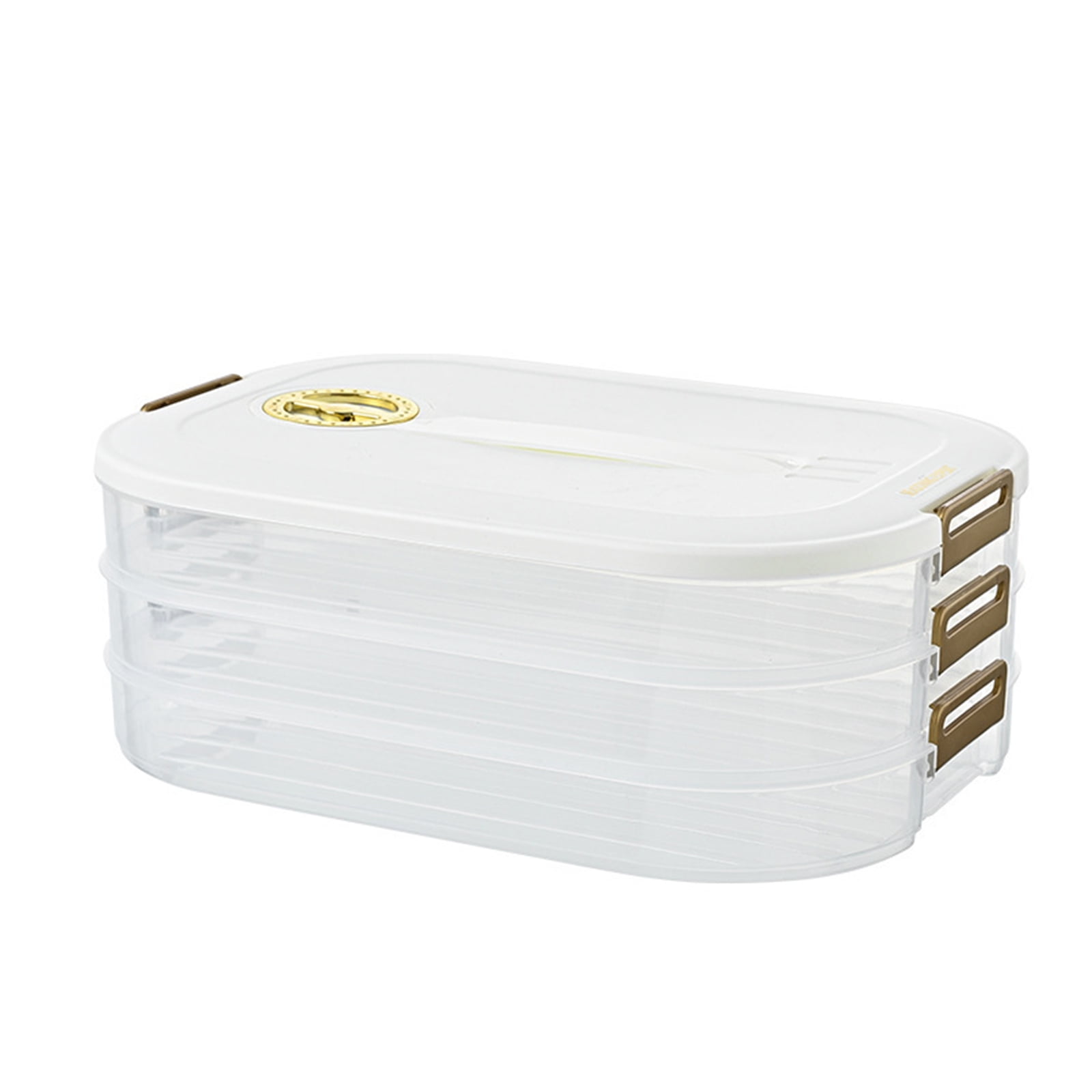 Kohagoki Large-Capacity dumpling box plastic dumplings Multi-layer ...