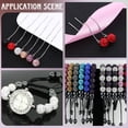 40Pcs 20 Colors Resin Rhinestone Beads with Acrylic Round Beads Inside ...