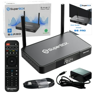 SuperBox S6 PRO 2025 Fully Loaded Smart TV Box with 4G+64GB Storage ...