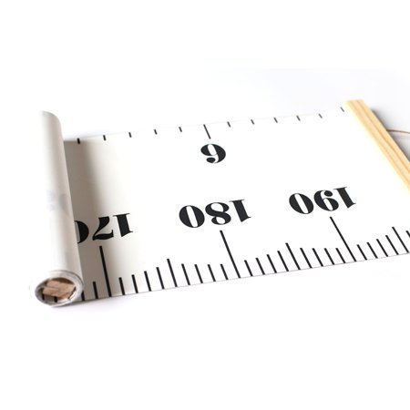 Height Measure Hanging Simple Kids Growth Chart Wooden Ruler ...