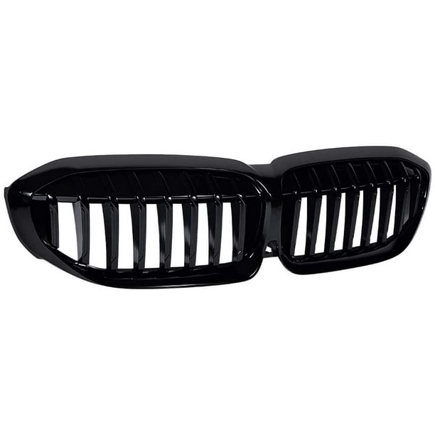 Front Kidney Grille for 2019-2021 BMW 3 Series G20 G21 Gloss Black ...