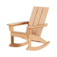 WestinTrends Ashore Patio Rocking Chairs Set of 4, All Weather Poly ...