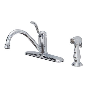OakBrook Vela One Handle Kitchen Faucet with Pulldown Sprayer - Walmart.com