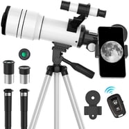 Galileo G-545 500mm x 45mm Refractor Telescope, Black - Walmart.com