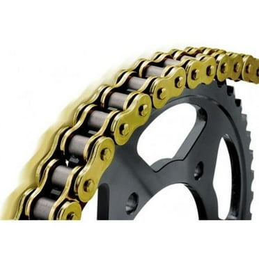 Black/Gold Sz 150 Links Bikemaster 530 BMOR Series Chain - Walmart.com