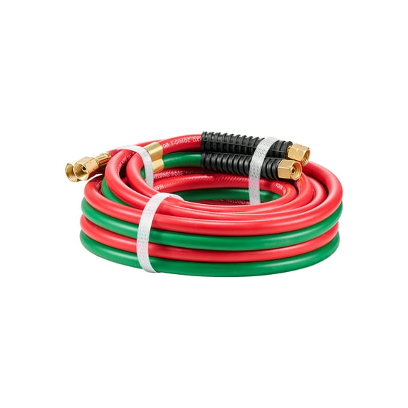 Urday 1/4" x 50FT Oxygen Acetylene Hose, Grade T Welding Torch Twin ...