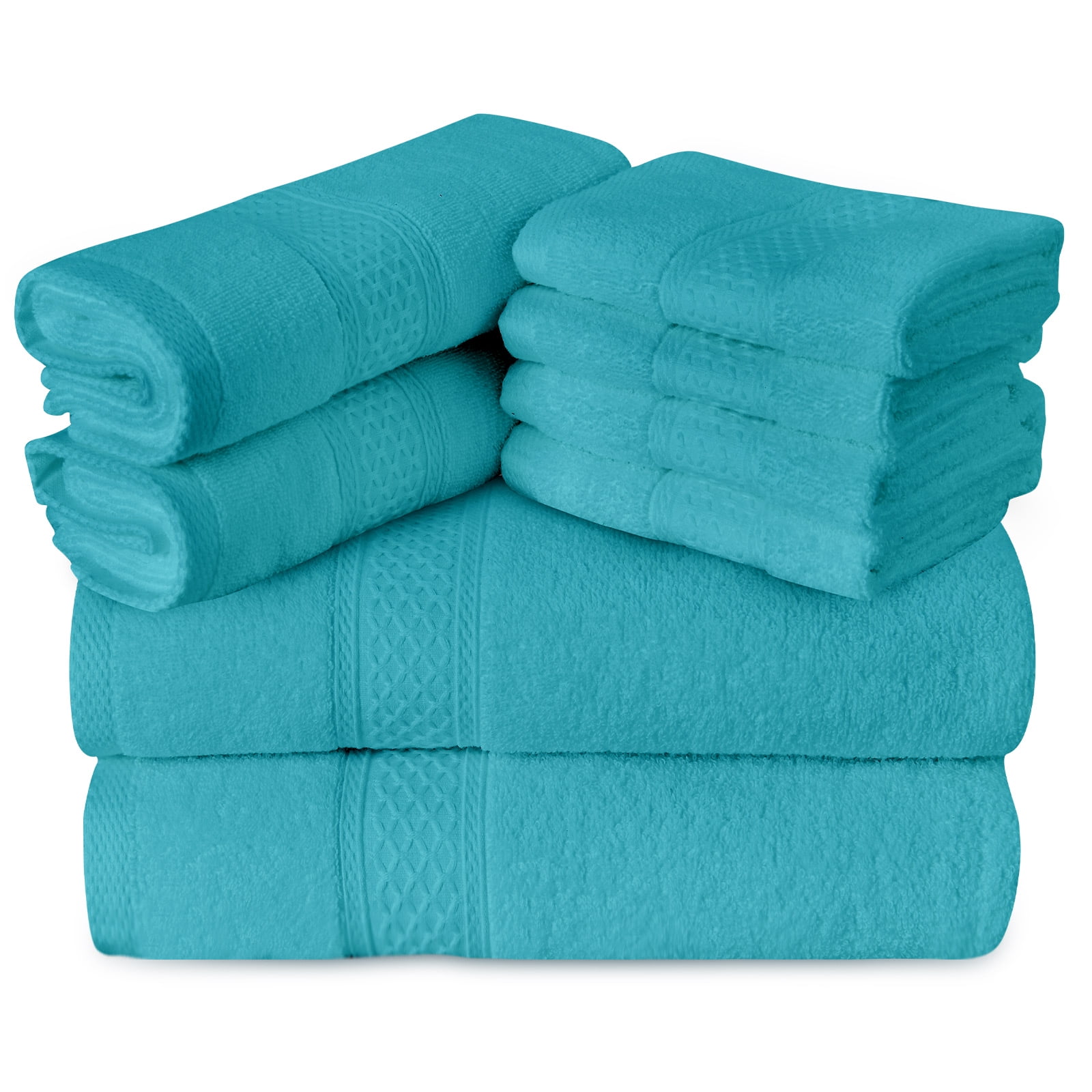 Click here for Gogreen 100 Cotton Bath Towel Sets Of 8 Pieces  2... prices