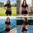 Aplkyhs 250th Anniversary Flag Couple Golf Matching Outfits Matching ...
