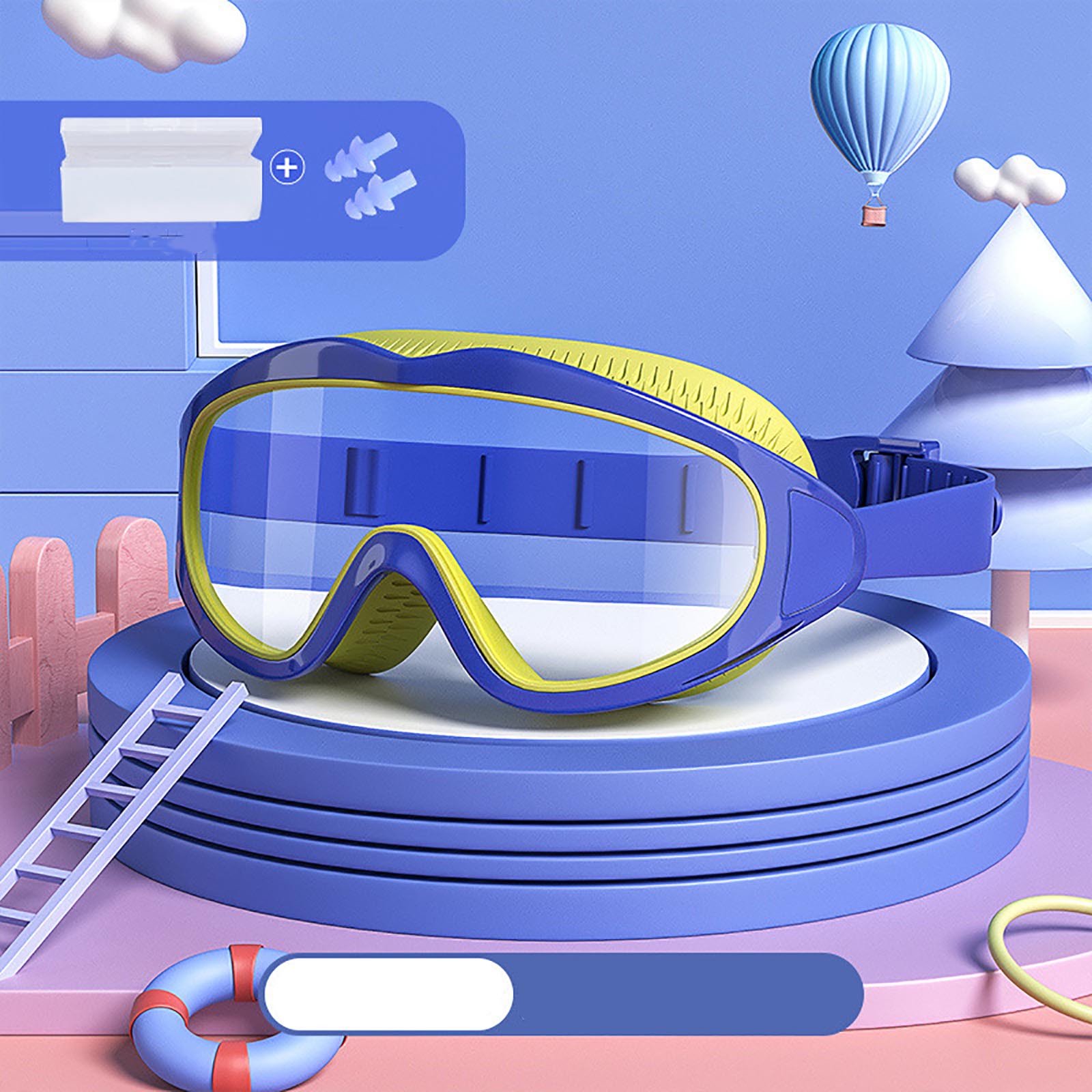 Click here for Egnmcr Childrens Swimming Goggles Swim Caps Boys A... prices