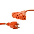 Qnp Rrg Tri Trap 3 Way Extension Cord, 12 Gauge, Extra Heavy Duty, 3 ...