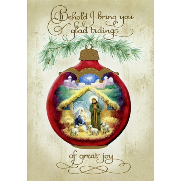 Nativity Christmas Card