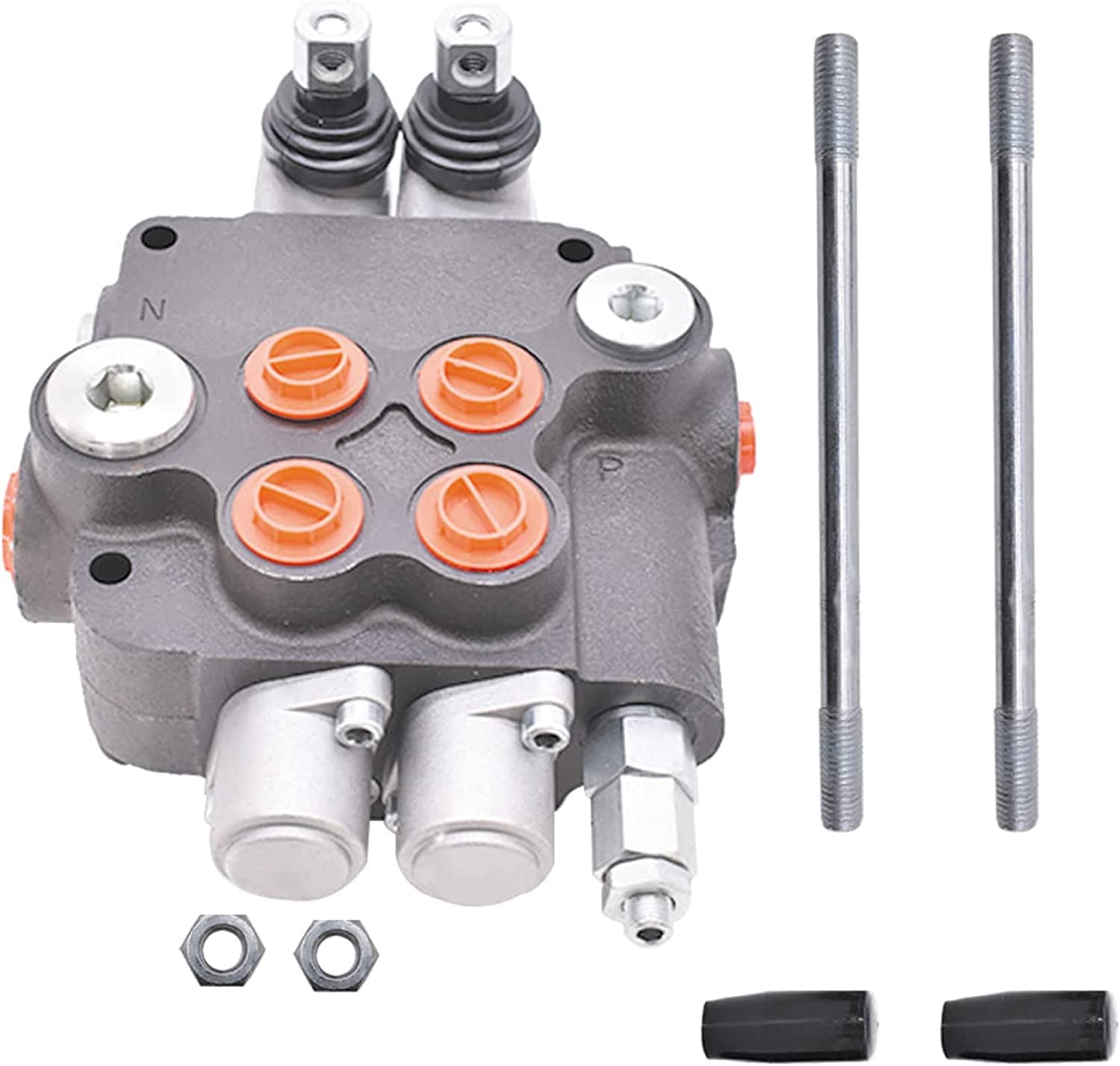 Hydraulic Directional Control Valve - 2 Spool 21 GPM 3600 PSI SAE Ports ...