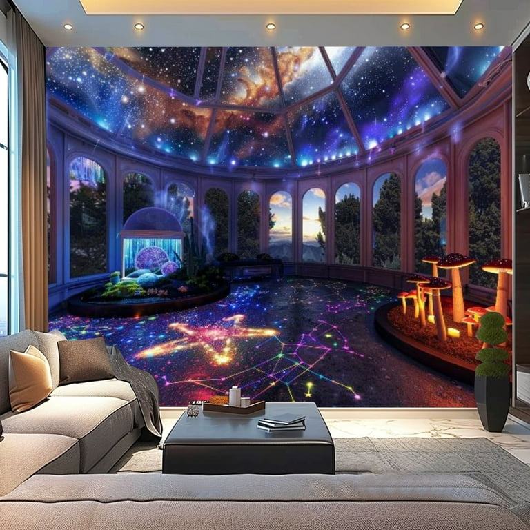 Modern Living Room Ceiling Decals