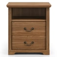 Furniture of America Chara Modern Wood 2-Drawer Kids Nightstand with ...