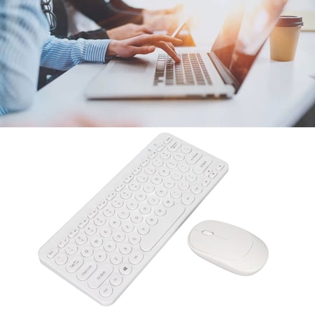 Keyboard Mouse Combo, Full Size Computer Keyboard, Silent USB C Full ...