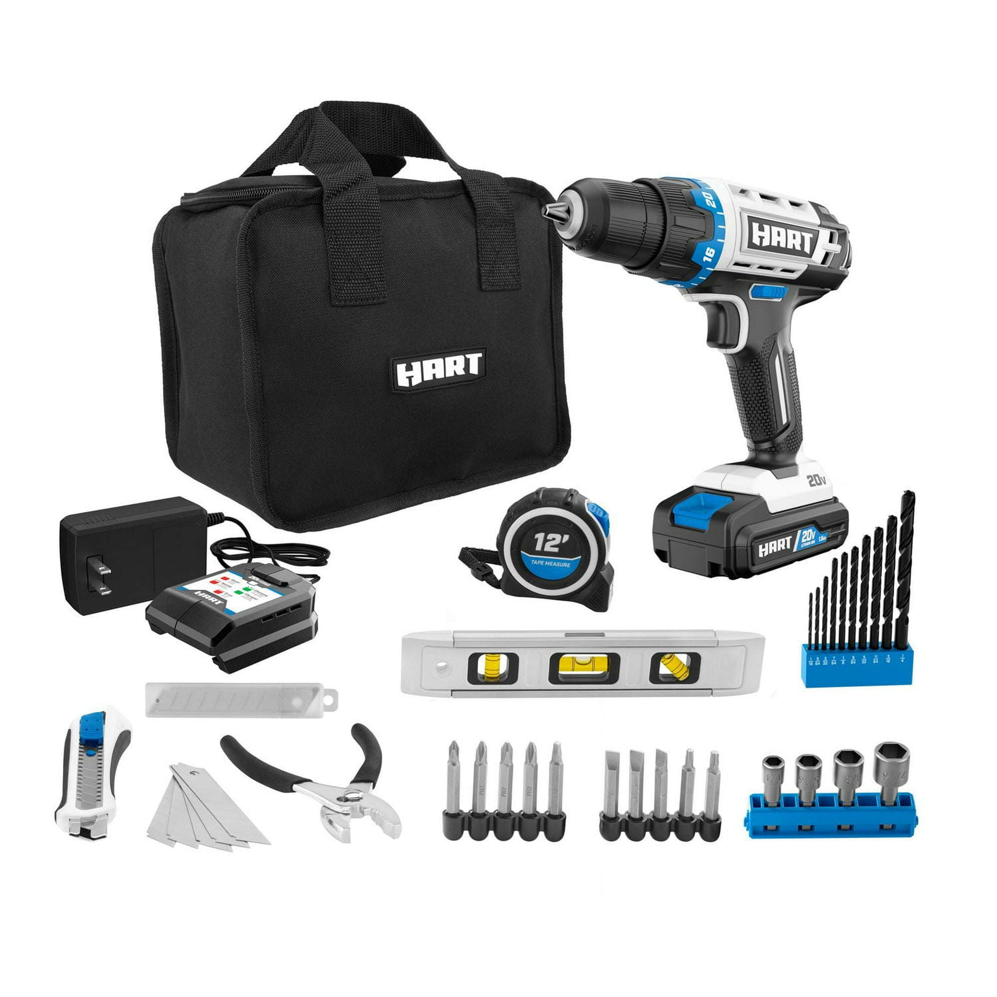 Click here for Hart 20-Volt 3/8 Drill/Driver Combo Kit + Accessor... prices