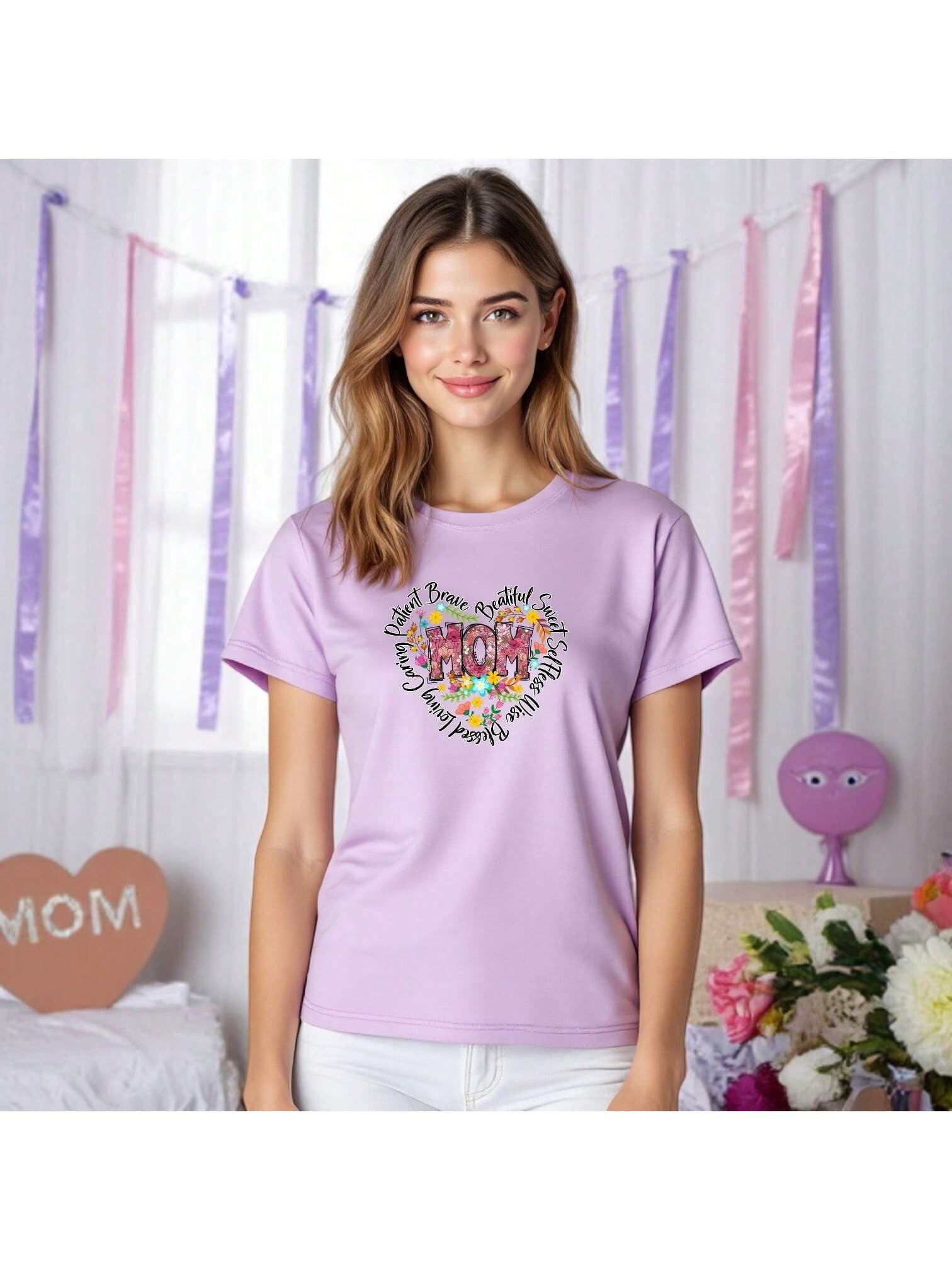 Playera MOM con Palabras de Amor – Regalo Perfecto para Mamá este 10 de ...
