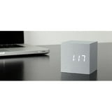 Gingko Cube Click Clock 3" x 3" Soft LED Display Time/Date/Temp ...