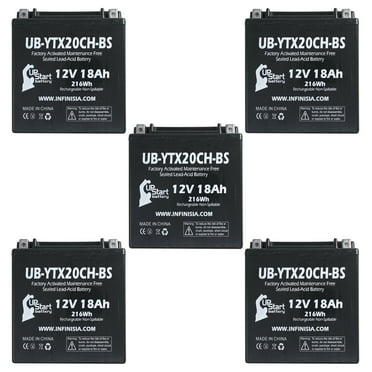 UB-YTX20CH-BS Battery Replacement for 2016 Suzuki VL1500 Boulevard C90 ...