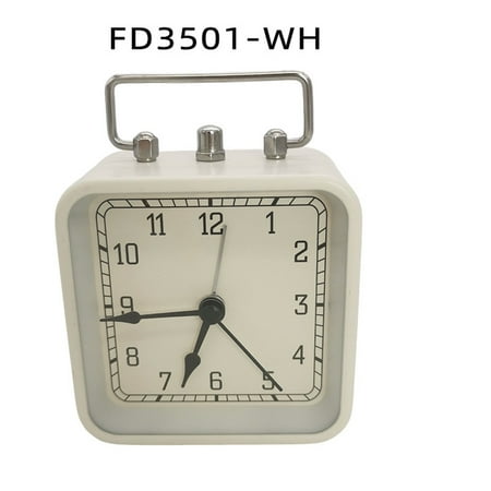 EastVita Portable Digital Square Alarm Clock with Light Silent Non ...