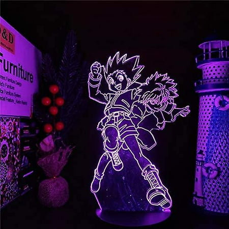 3d Night Light Hunter X Hunter Gon And Killua 3d Led Anime Lamp Night ...